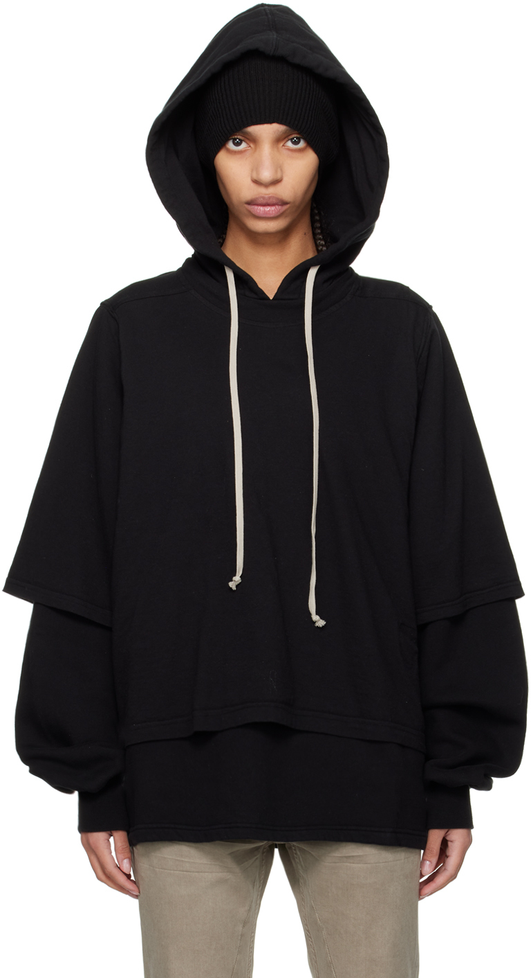 Buy Rick Owens Black Hustler Hoodie - 09 Black At 54% Off Buy Rick Owens Black Hustler Hoodie - 09 Black At 54% Off